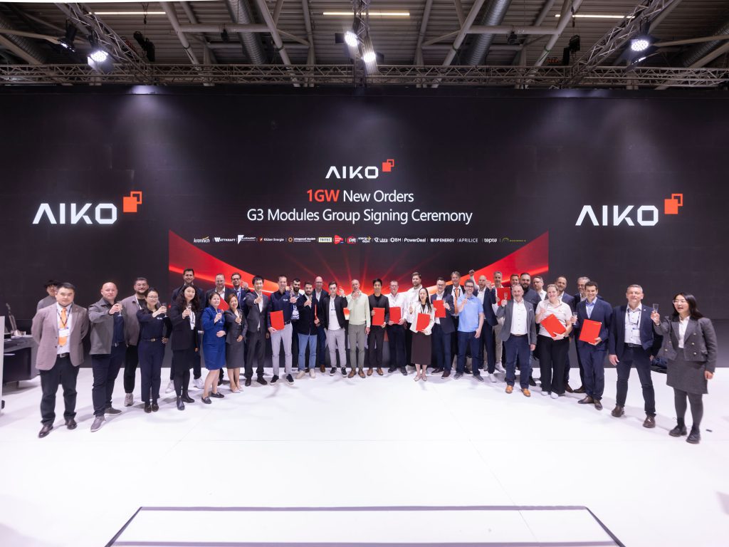 AIKO’s INFINITE Modules Surpass 1GW Milestone New Orders Across Europe ...
